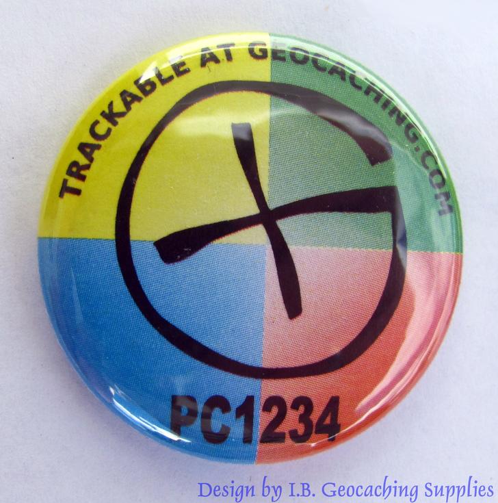 Trackable Buttons - Geocaching G