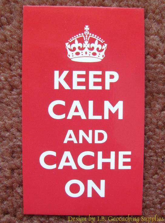 Cards - Keep Calm and Cache On (Crown)