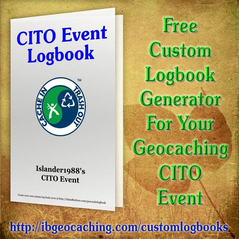Custom Geocache CITO Event Logbook Creator