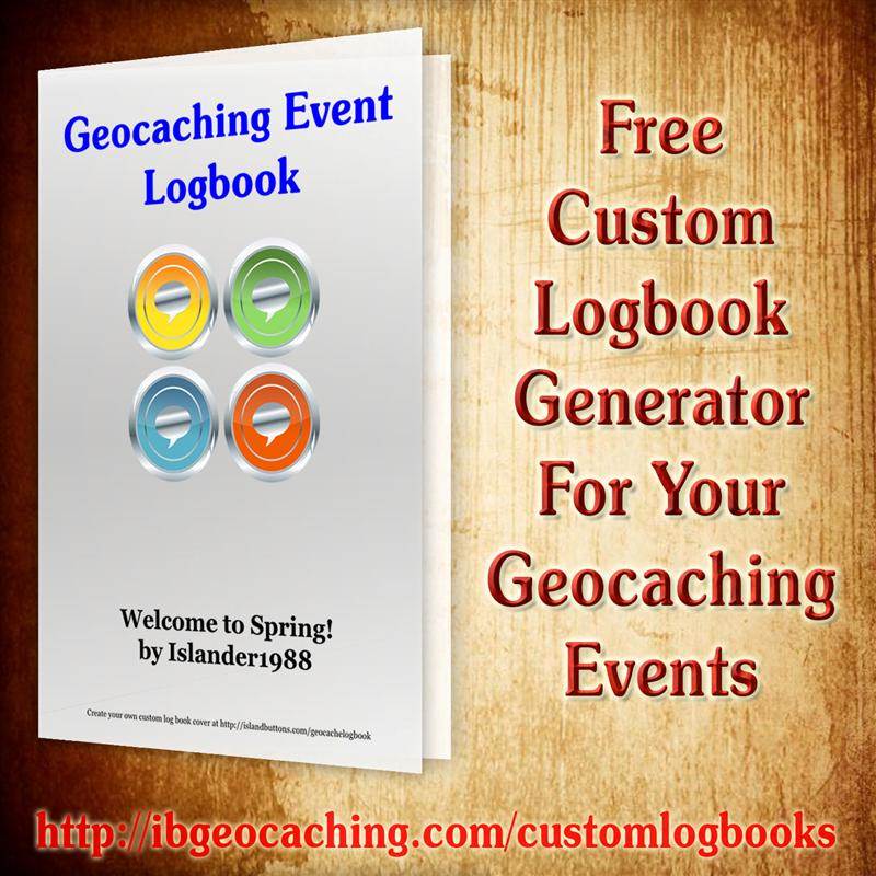 Custom Geocache Event Logbook Creator