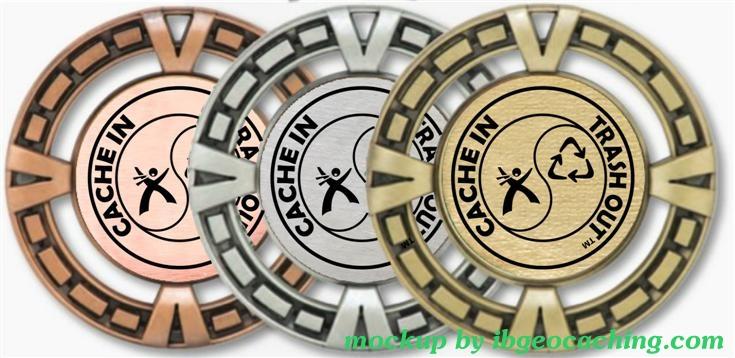 CITO 2016 Group GeoMedal Geocoin