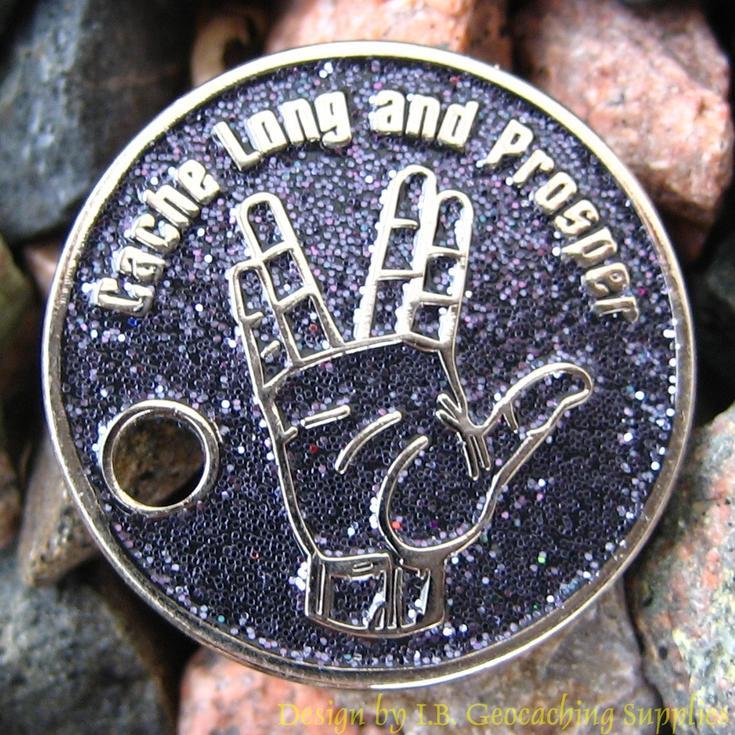 PathTags - Cache Long and Prosper PathTag (Nickel Glitter Version)