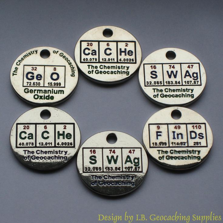 PathTag Sets - GeoCache SWAg FInDs - Chemistry of Geocaching PathTag ...
